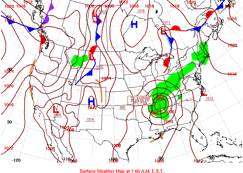 Daily Weather Map