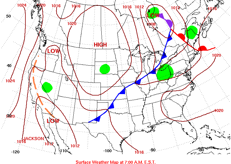 Daily Weather Map