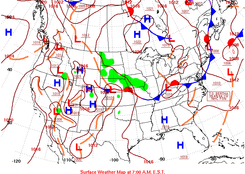 Daily Weather Map