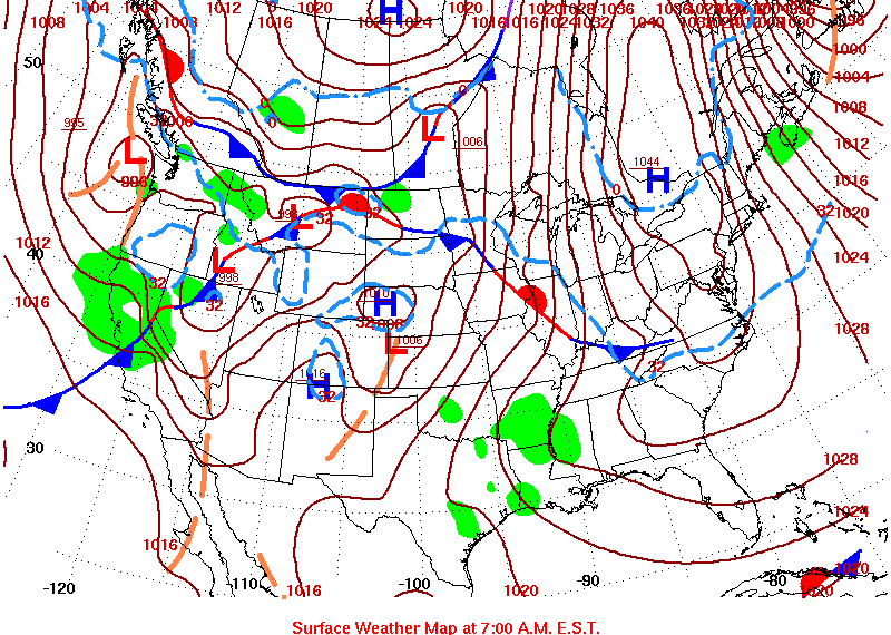 Daily Weather Map