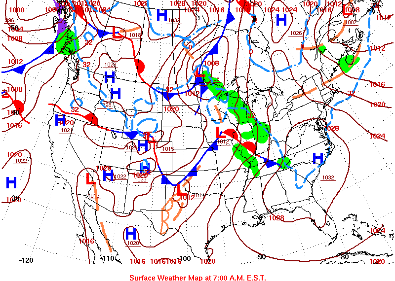 Daily Weather Map