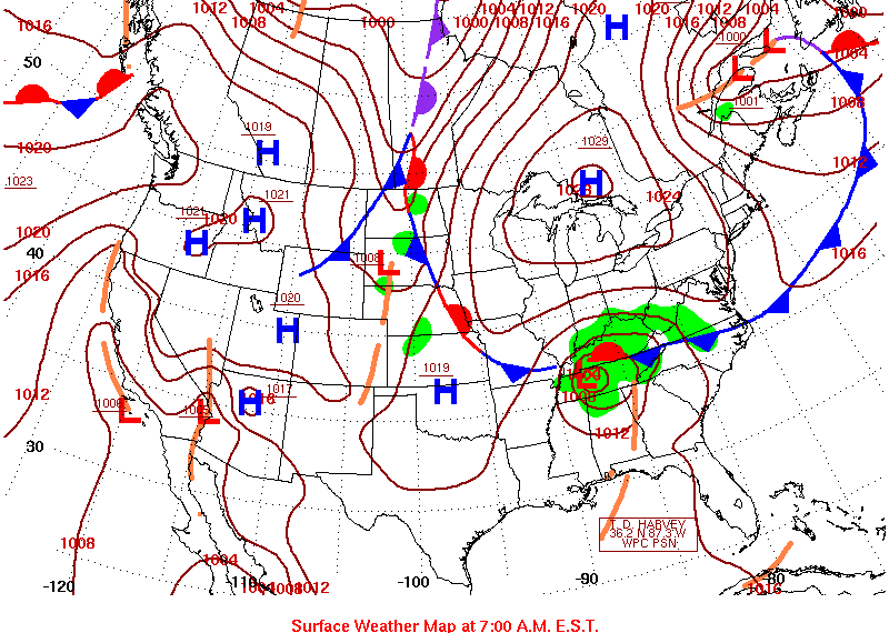 Daily Weather Map