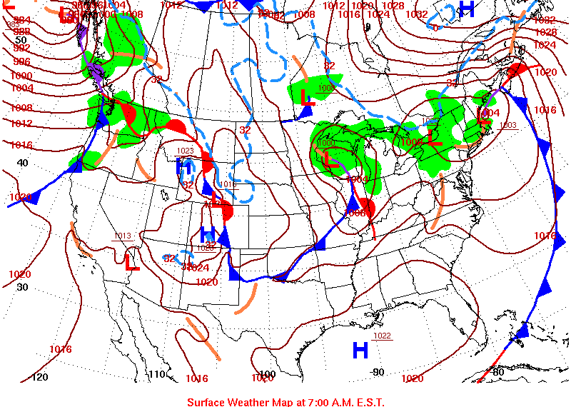 Daily Weather Map