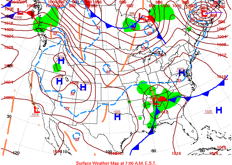Daily Weather Map
