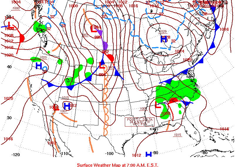 Daily Weather Map