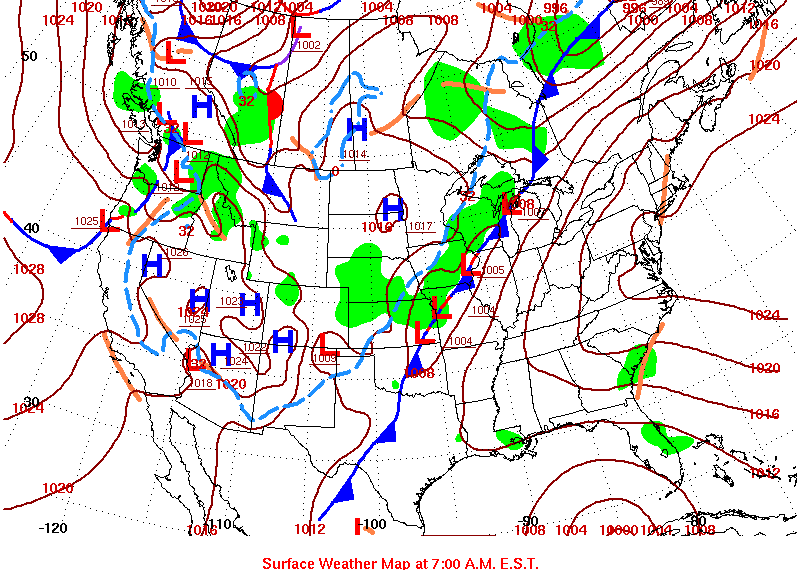 Daily Weather Map