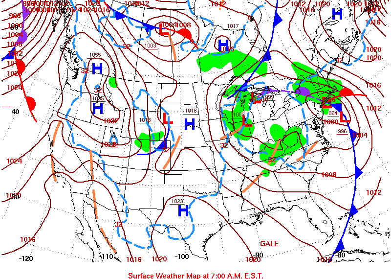 Daily Weather Map