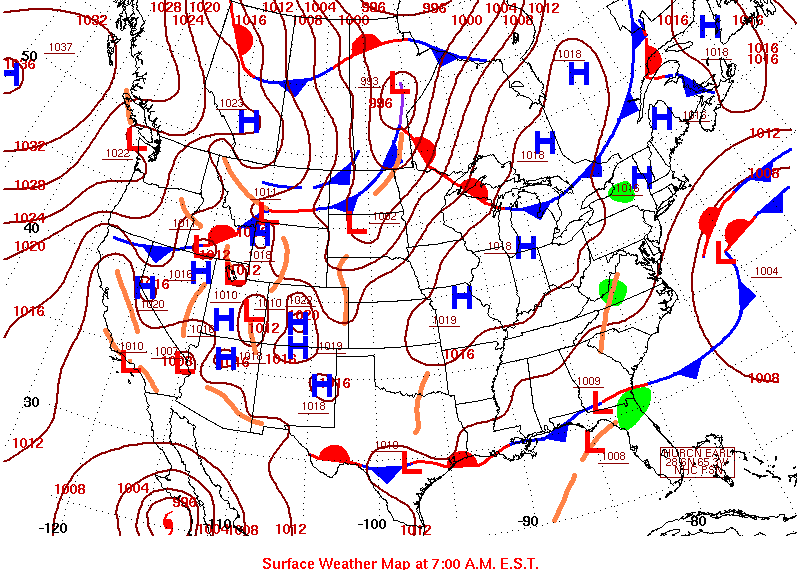 Daily Weather Map