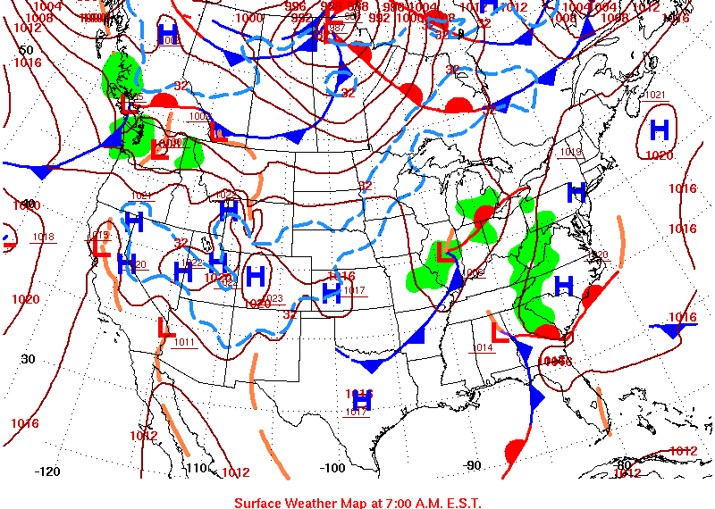Daily Weather Map