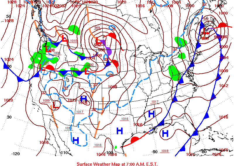Daily Weather Map