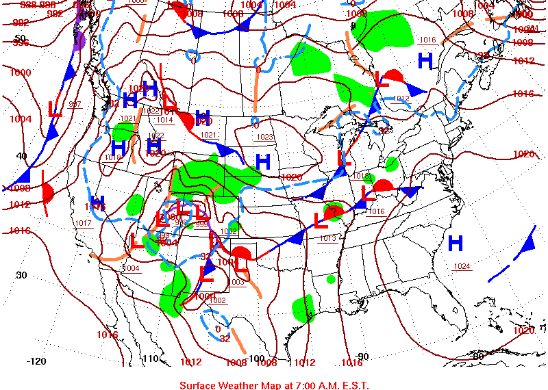 Daily Weather Map