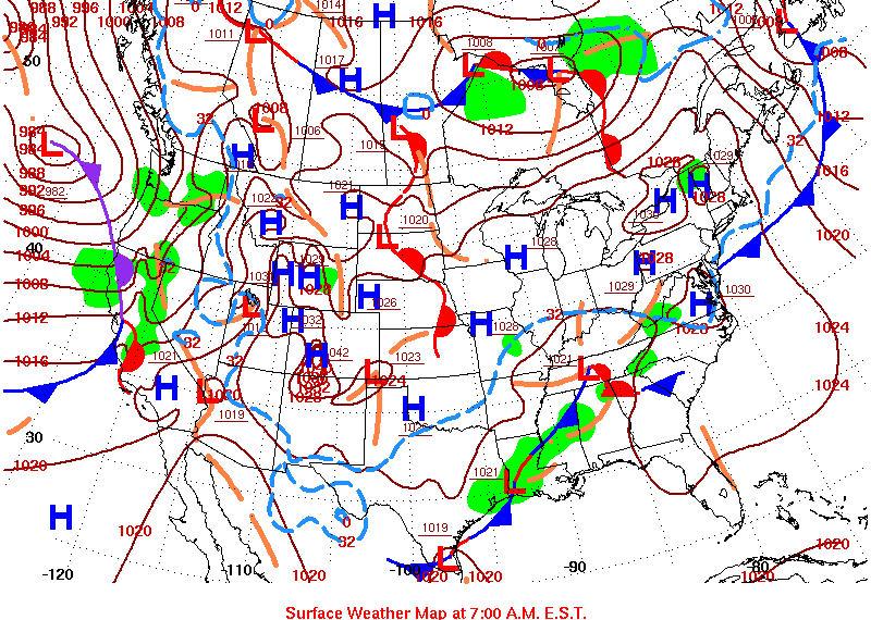 Daily Weather Map