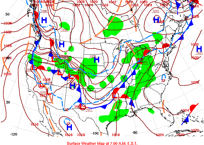 Daily Weather Map