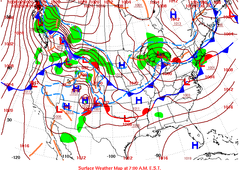 Daily Weather Map