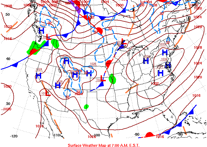 Daily Weather Map