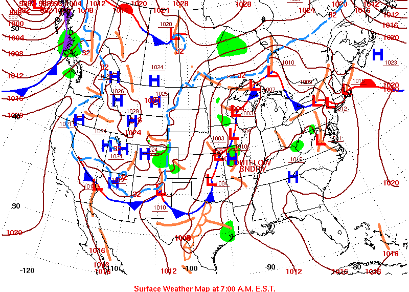 Daily Weather Map