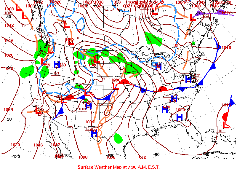 Daily Weather Map