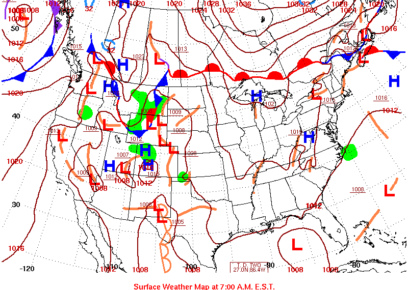 Daily Weather Map
