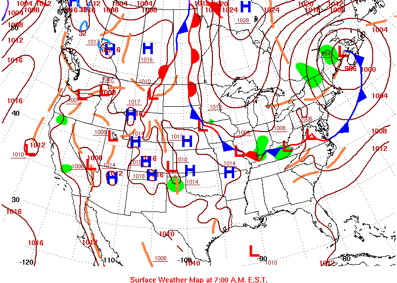 Daily Weather Map