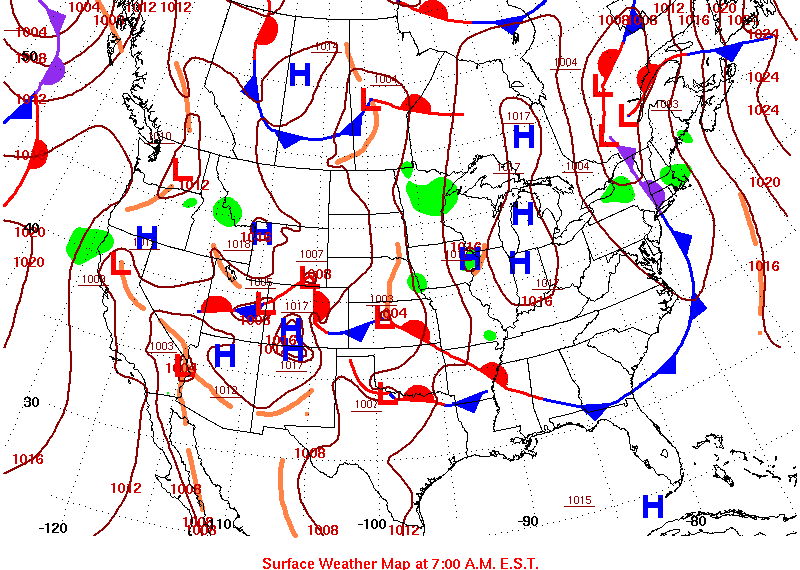 Daily Weather Map
