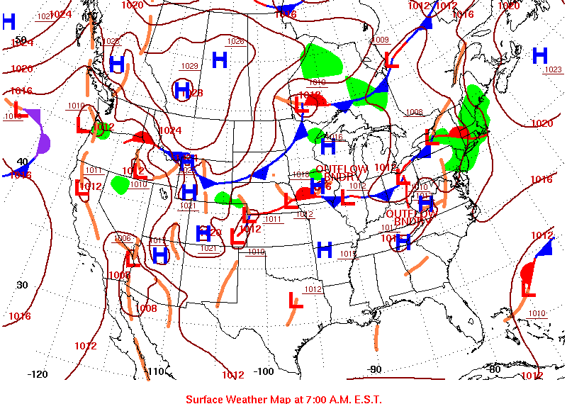 Daily Weather Map