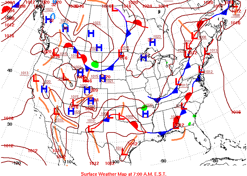 Daily Weather Map