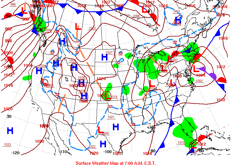 Daily Weather Map