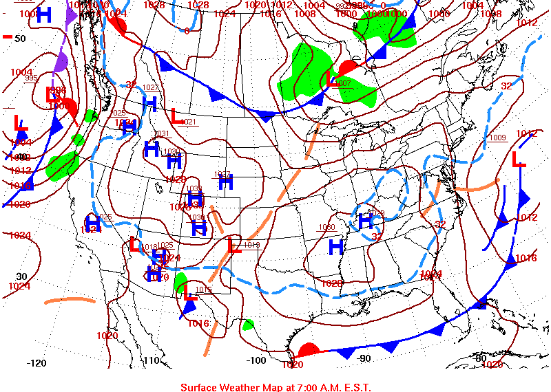 Daily Weather Map