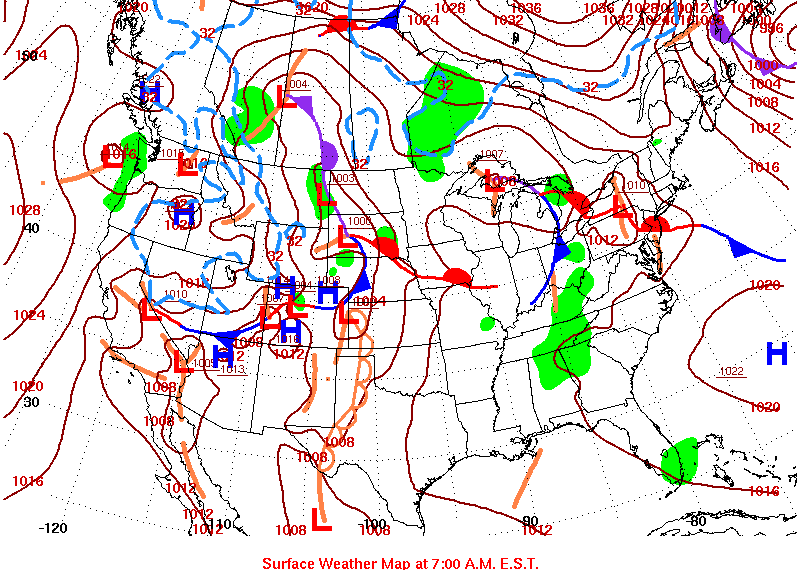 Daily Weather Map
