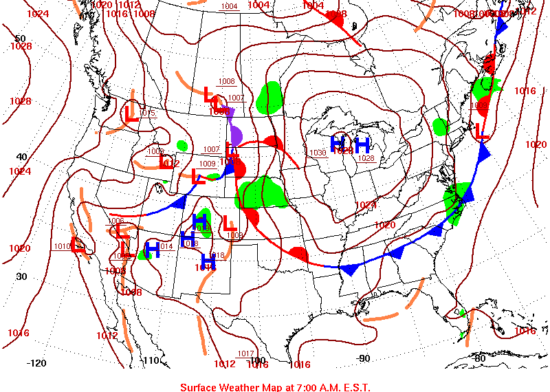 Daily Weather Map