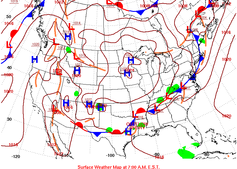 Daily Weather Map
