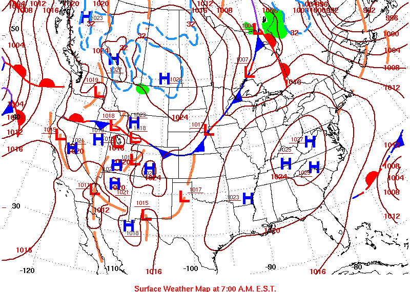 Daily Weather Map