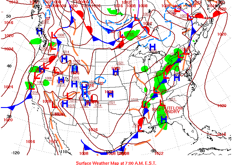 Daily Weather Map