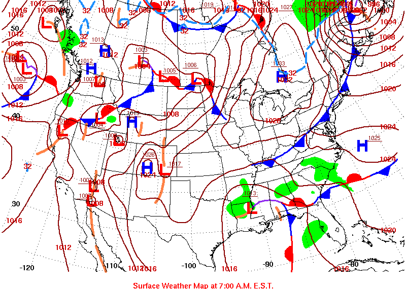 Daily Weather Map