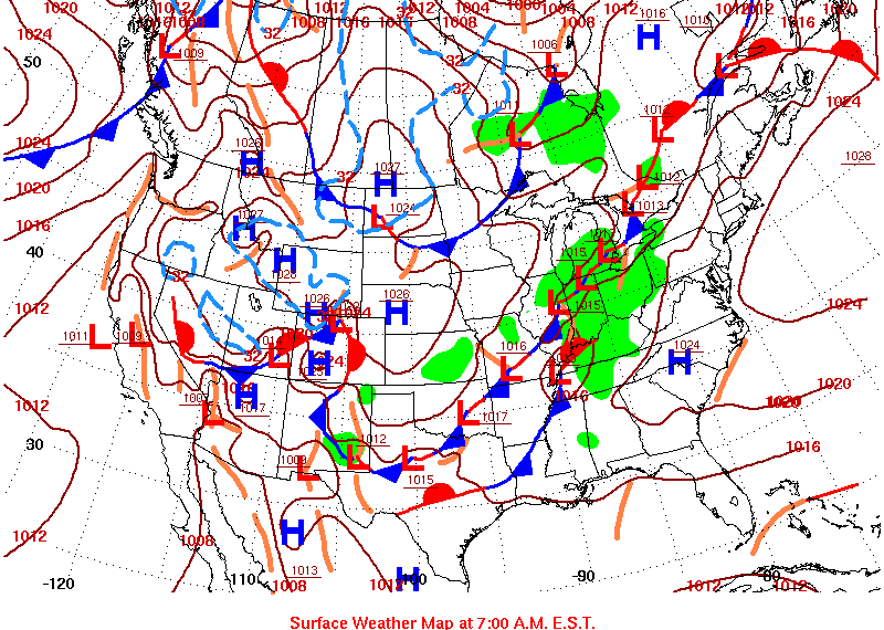 Daily Weather Map