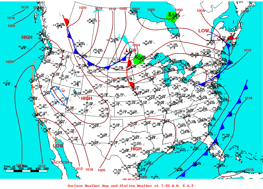 Surface Weather and Station Plots