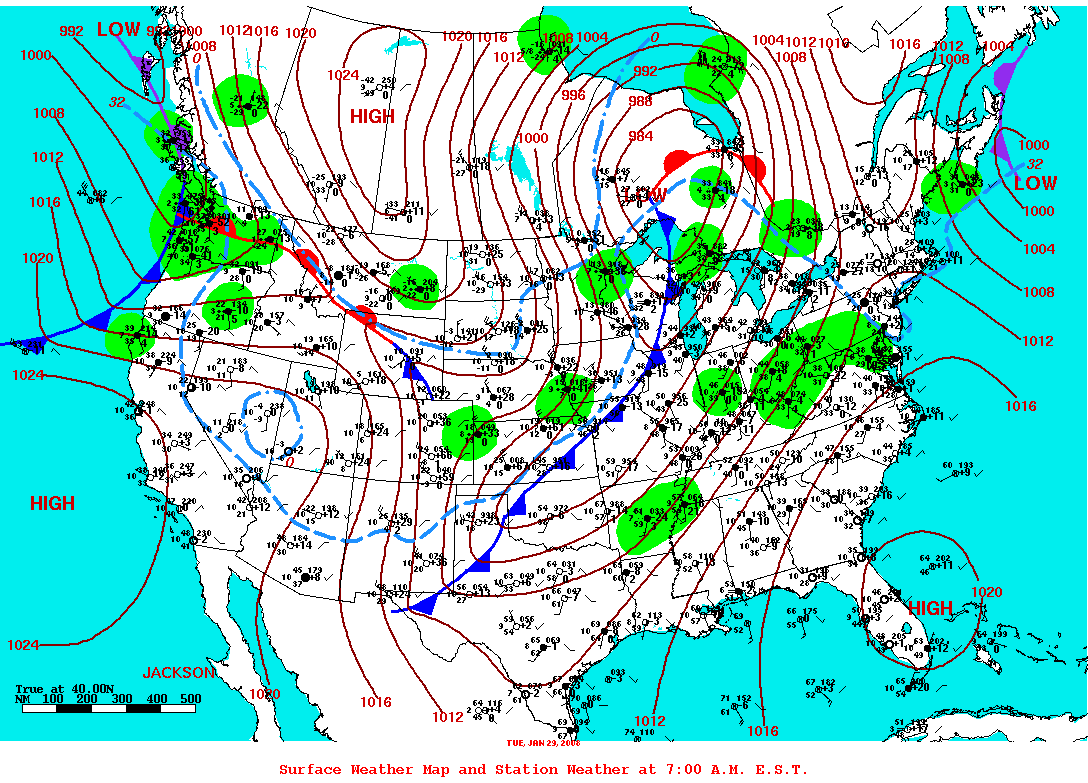 Surface Weather and Station Plots