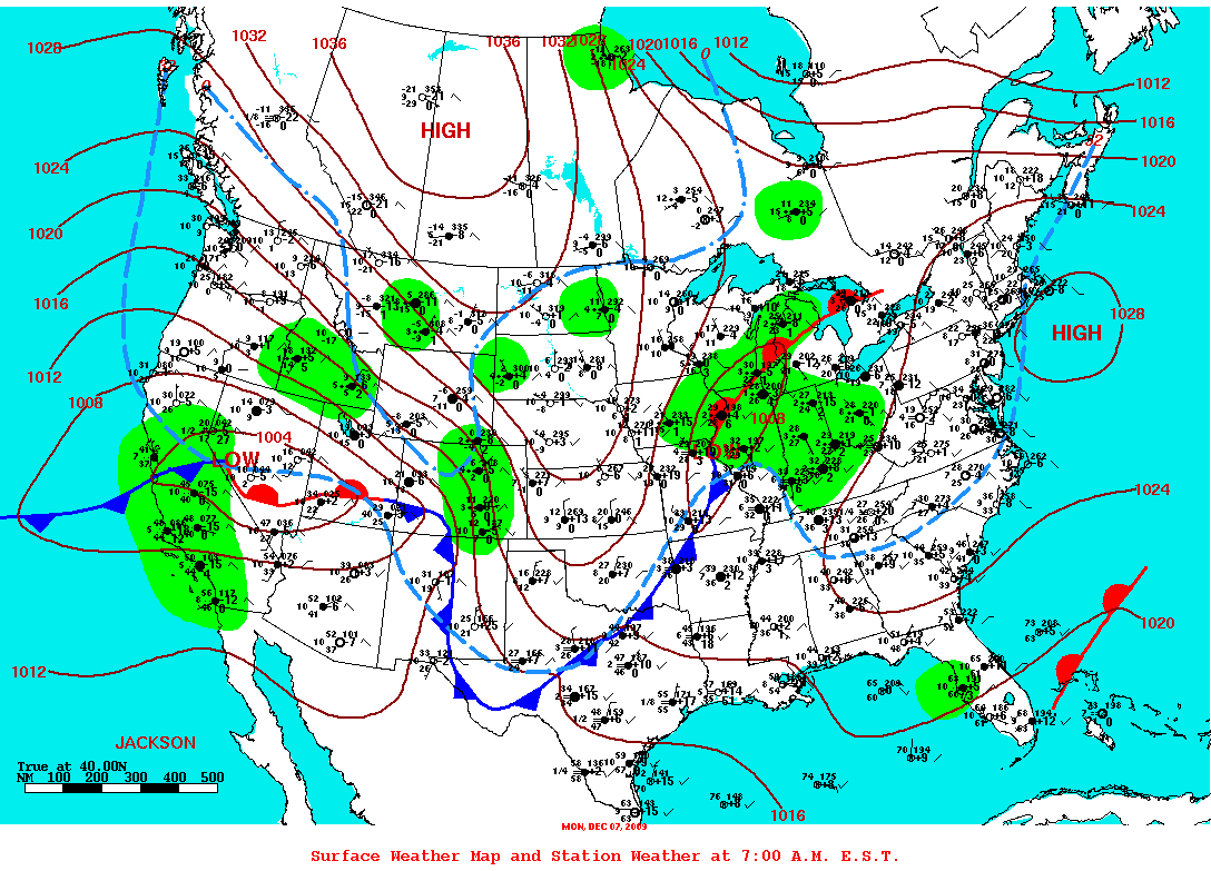 Surface Weather and Station Plots