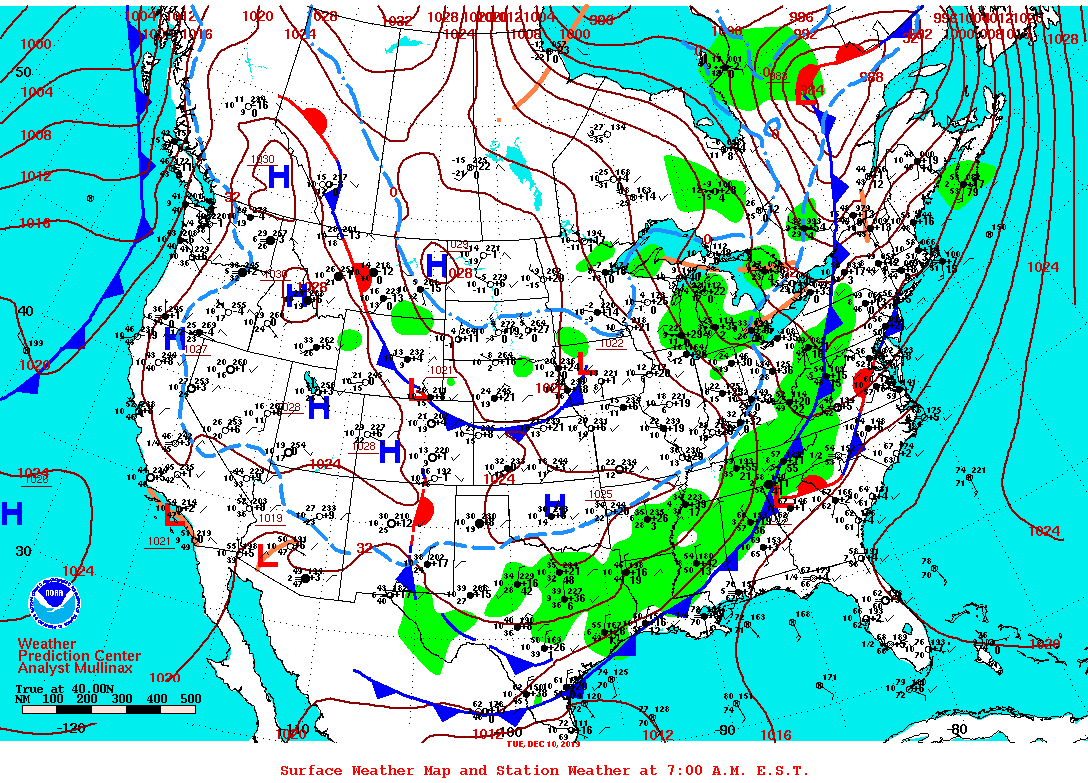Surface Weather and Station Plots
