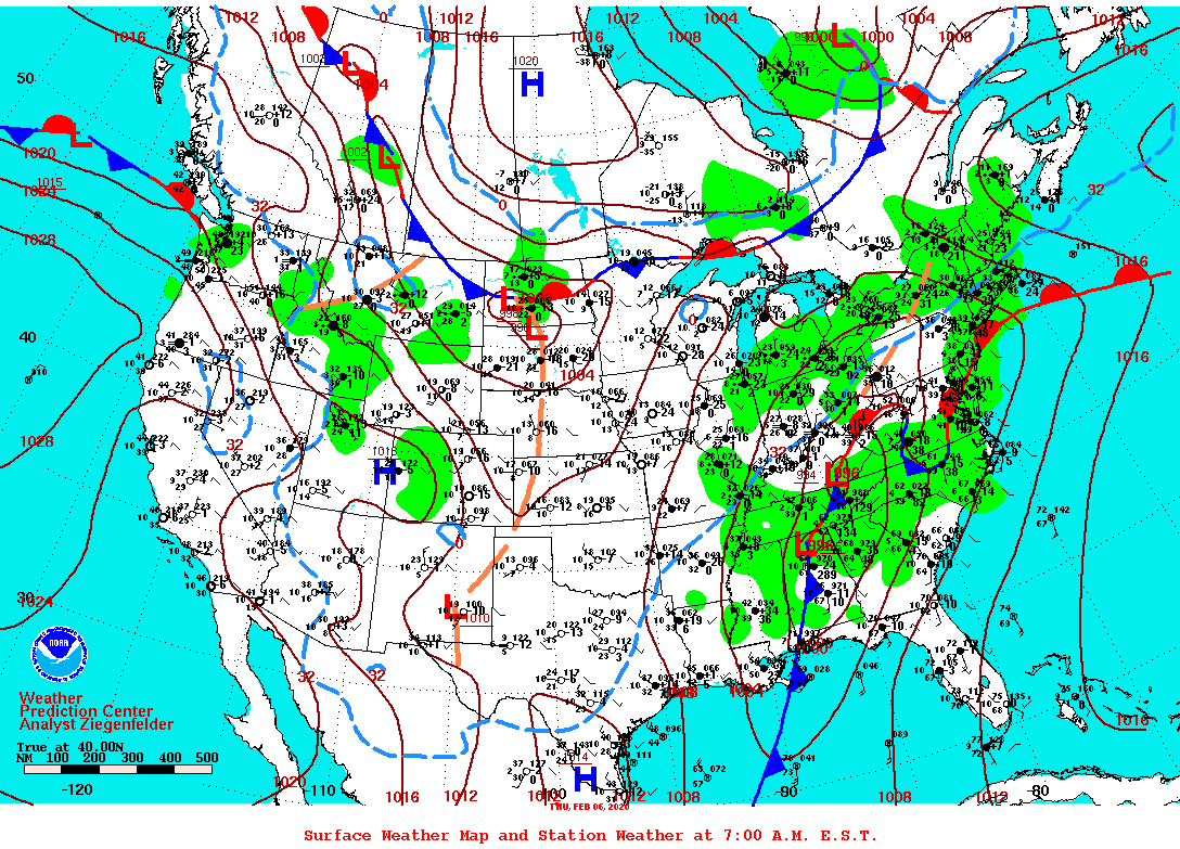 Surface Weather and Station Plots