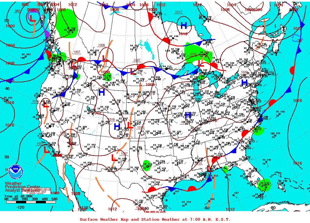 Surface Weather and Station Plots