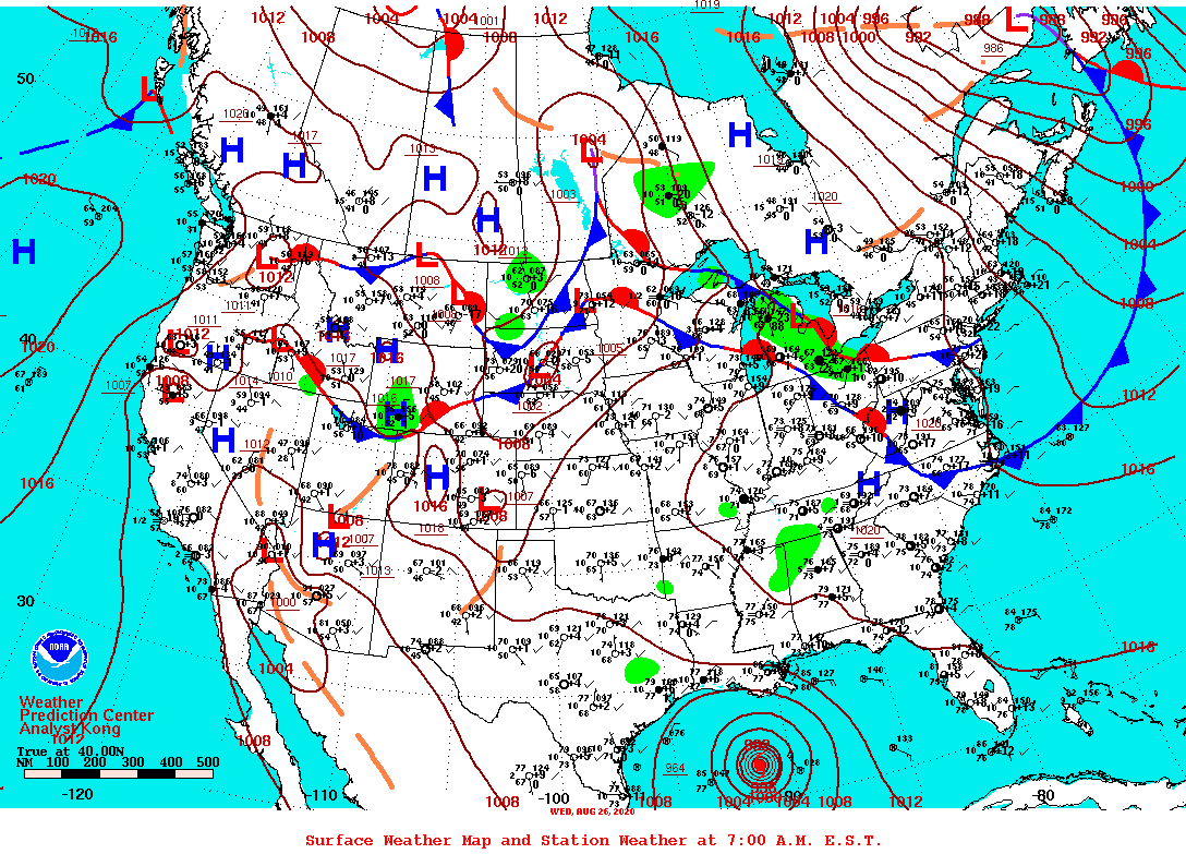 Surface Weather and Station Plots