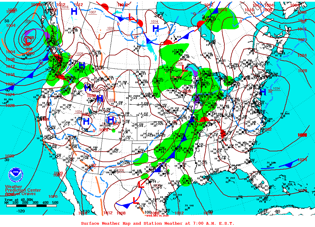 Surface Weather and Station Plots