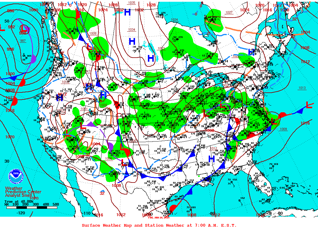 Surface Weather and Station Plots