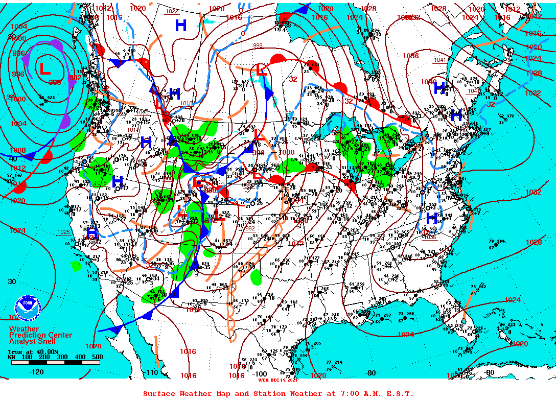 Surface Weather and Station Plots