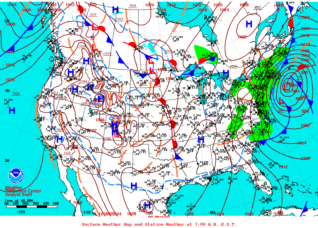 Surface Weather and Station Plots