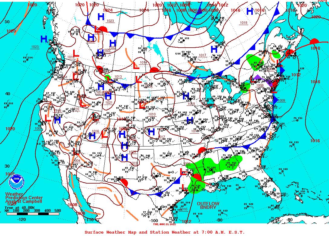 Surface Weather and Station Plots