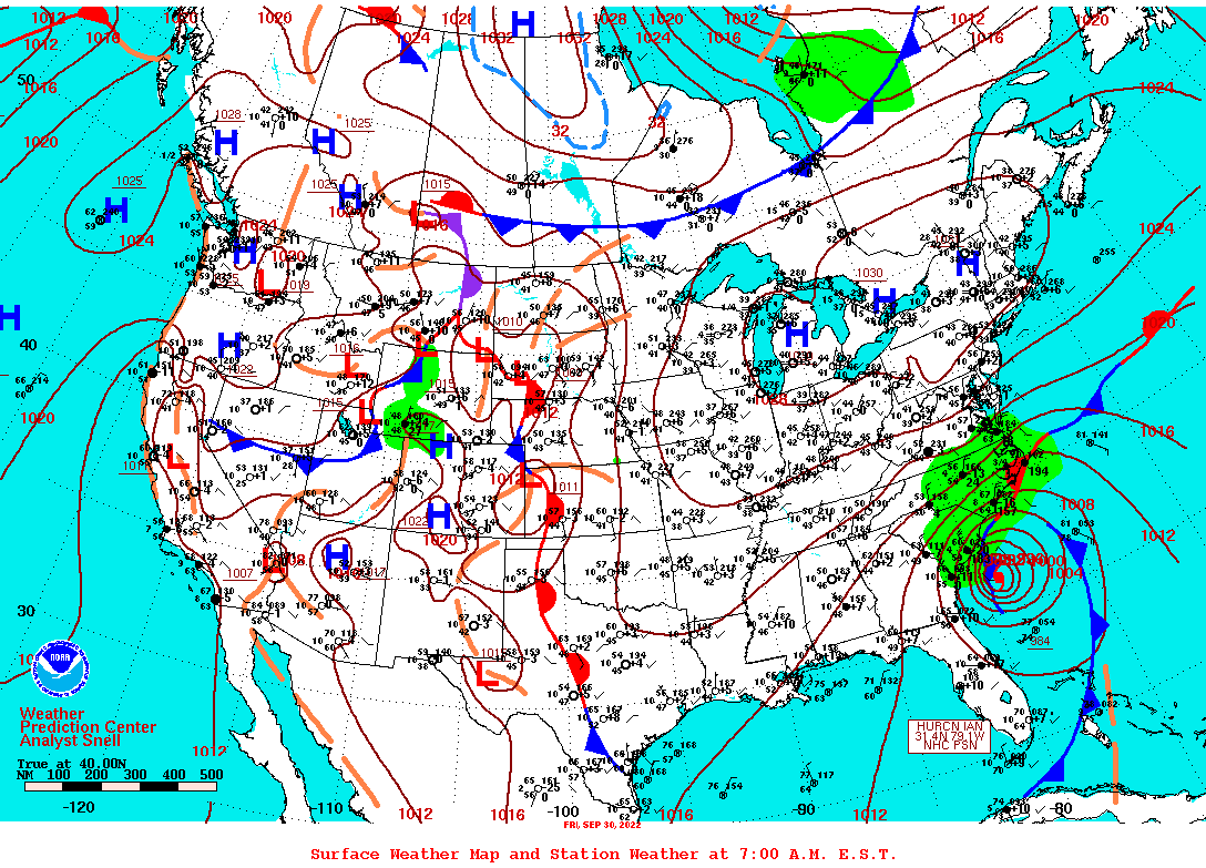 Surface Weather and Station Plots