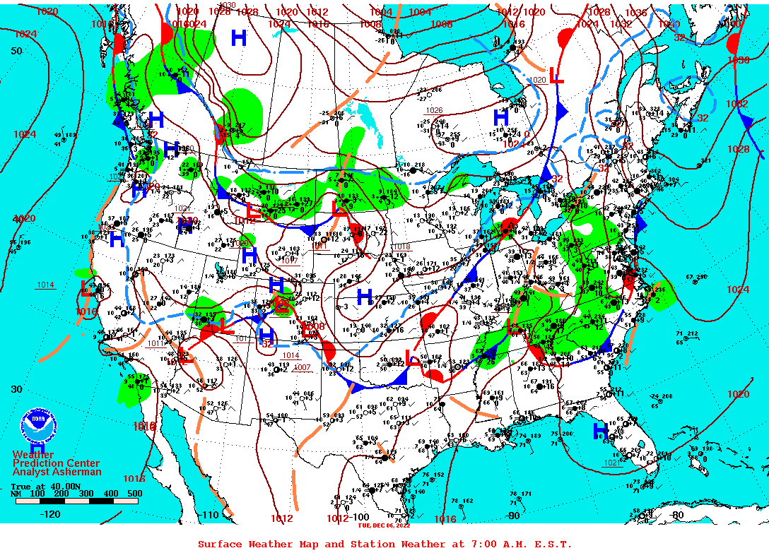 Surface Weather and Station Plots