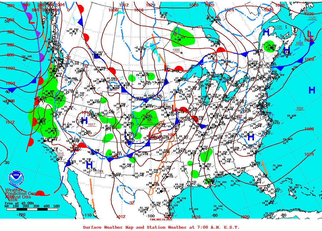 Surface Weather and Station Plots